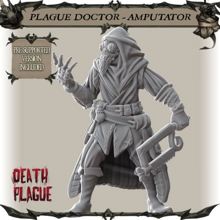 3D Printable Plague Doctor Amputator by RocketPigGames