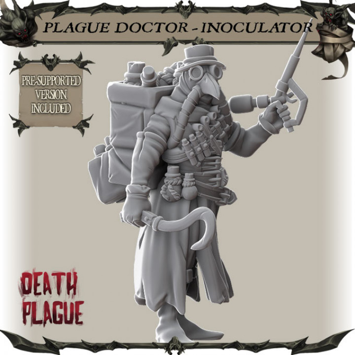 3D Printable Plague Doctor Inoculator by RocketPigGames