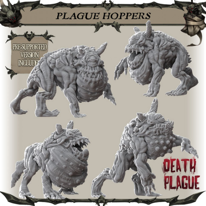 3D Printable Plague Hoppers by RocketPigGames