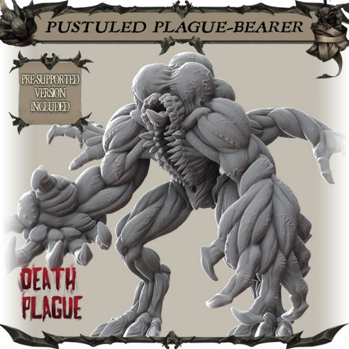 3D Printable Pustuled Plague Bearer by RocketPigGames