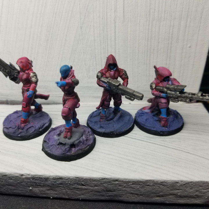 3D Printable 2pi Pemdas warriors multi part kit and Scout Bourdon by ...