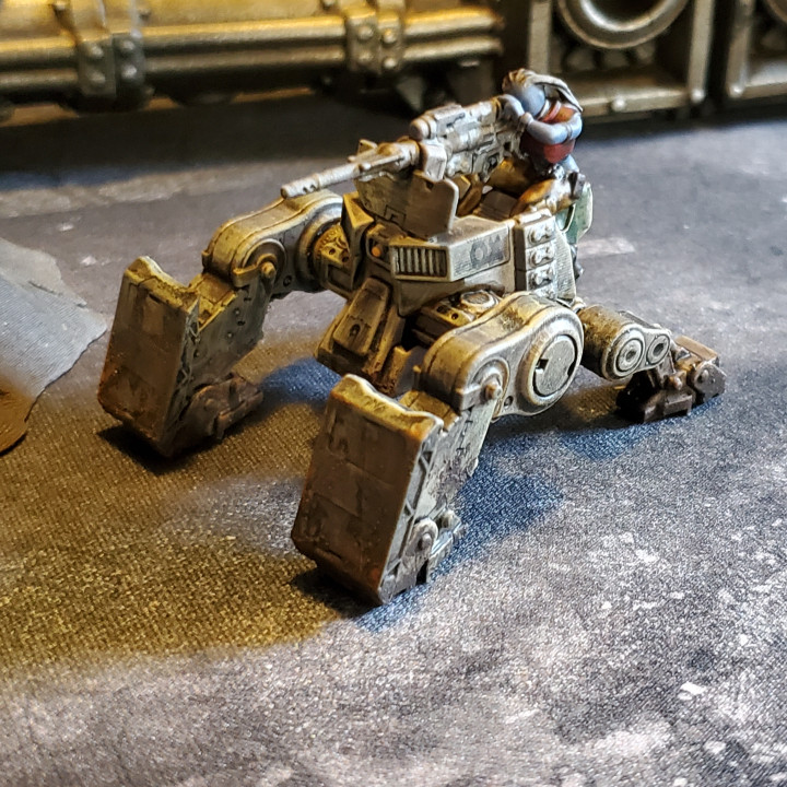3D Printable 2pi Mercenary Mecha Ox by LeesedRenfort