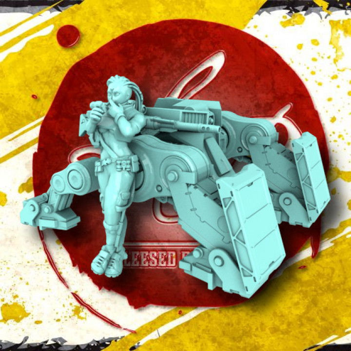 3D Printable 2pi Mercenary Mecha Ox by LeesedRenfort