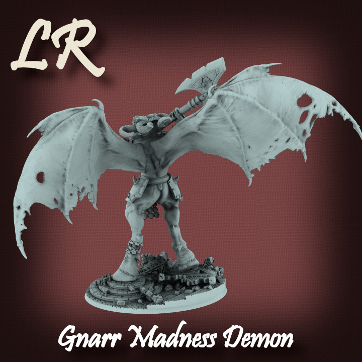 3D Printable Gnarr Madness Demon by LeesedRenfort
