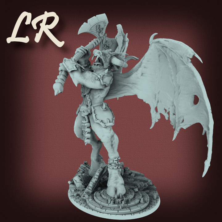 3D Printable Gnarr Madness Demon by LeesedRenfort