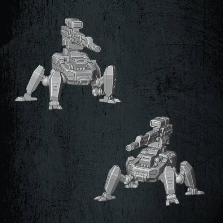 3D Printable Assassin Drones / Sentry Guns by Quartermaster3D