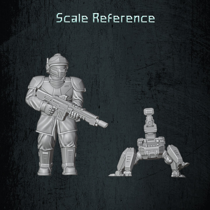 3D Printable Assassin Drones / Sentry Guns by Quartermaster3D