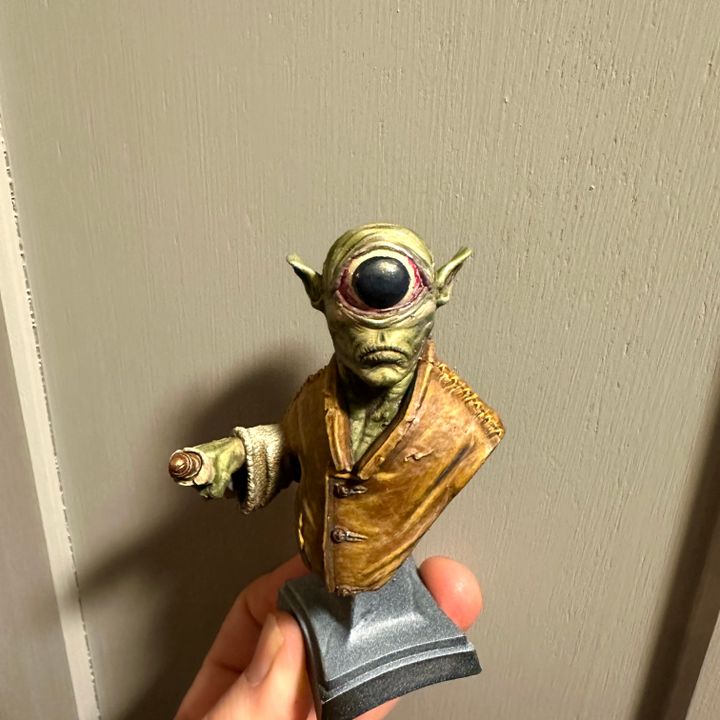 3D Print of Gerold, The Homunculus - Bust by adamshelp