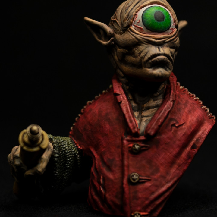 3D Print of Gerold, The Homunculus - Bust by leonardhatcher