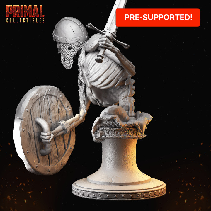 3D Printable Skeleton bust - MASTERS OF DUNGEONS QUEST by PRIMAL ...