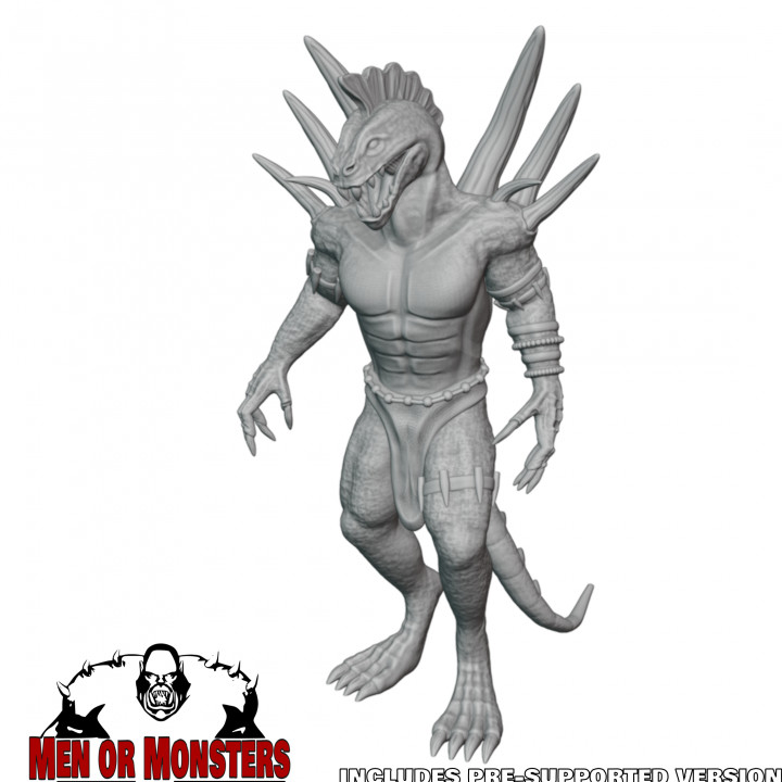 3D Printable Lizardmen by Dale Seaton