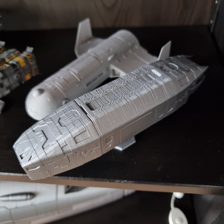 3D Printable Chimera Starship Miniatures by 2nd Dynasty