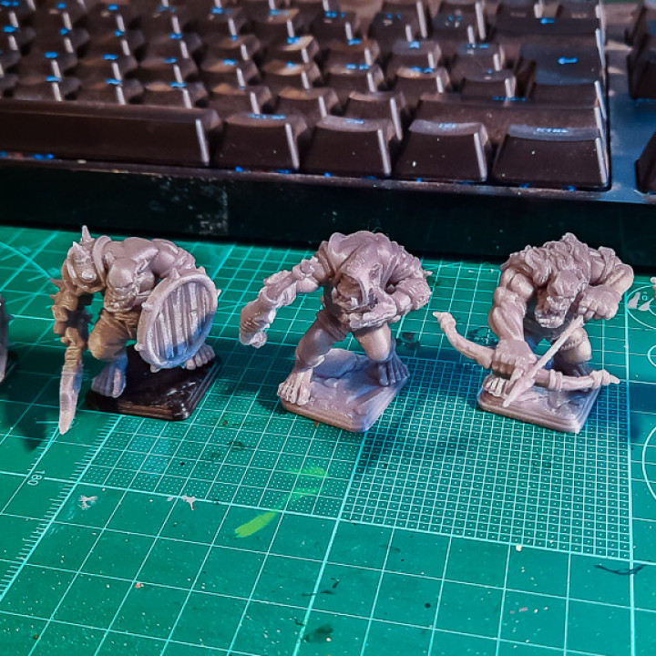 3D Printable HeroQuest Custom Stone Bases by PalmThreeDee