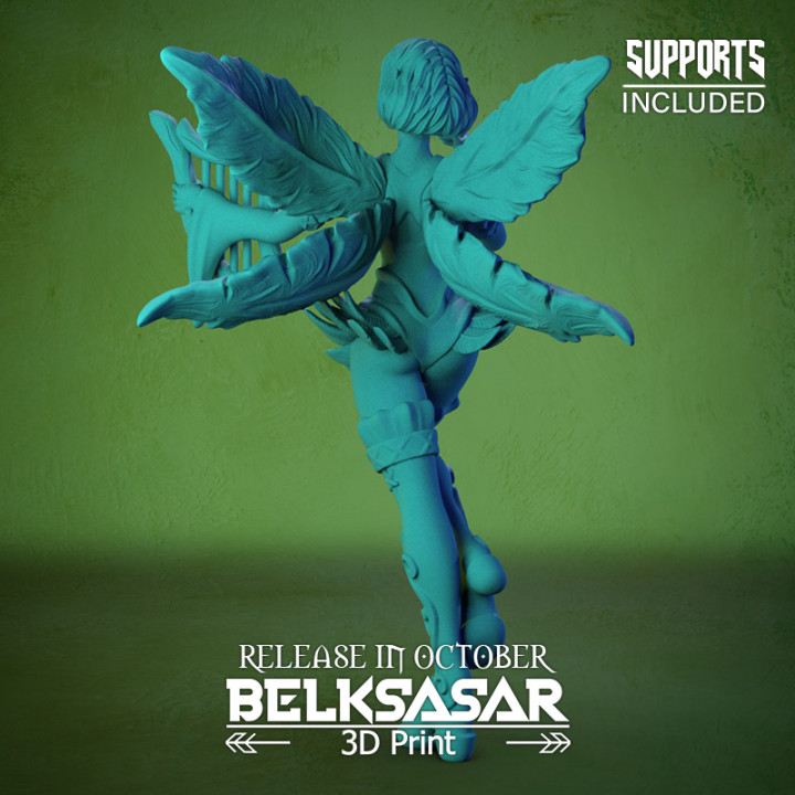 3D Printable Fairy Bard All Variants by Belksasar