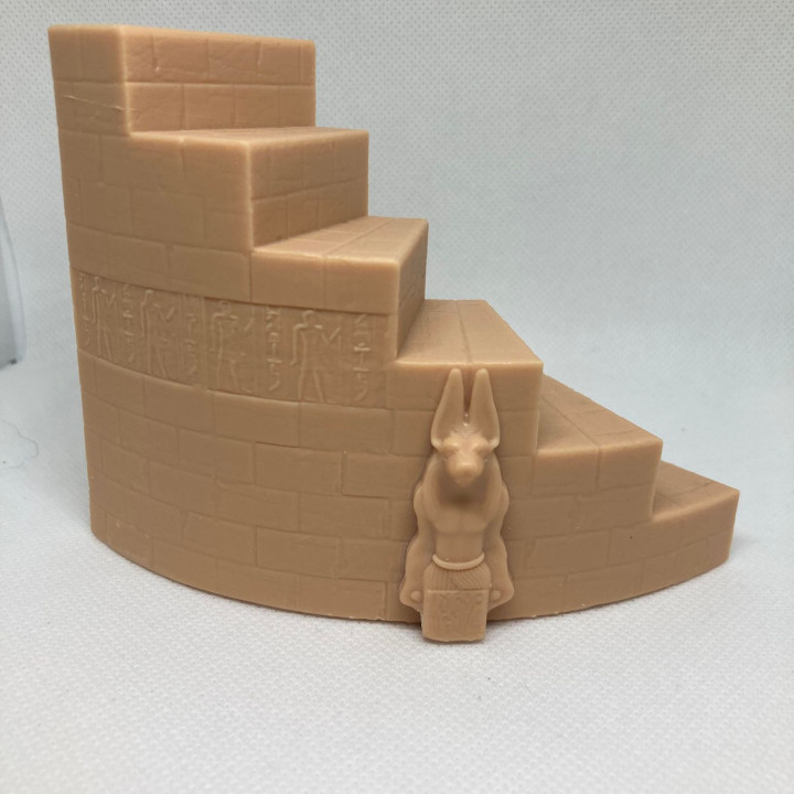 3D Printable Egyptian Stairs by Robert G Dunham
