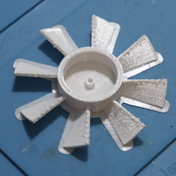 3D Printable Graphic Card Fan Blade by Sami Onur Zaim