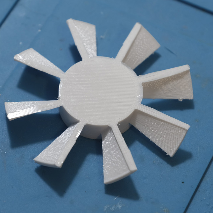 3D Printable Graphic Card Fan Blade by Sami Onur Zaim