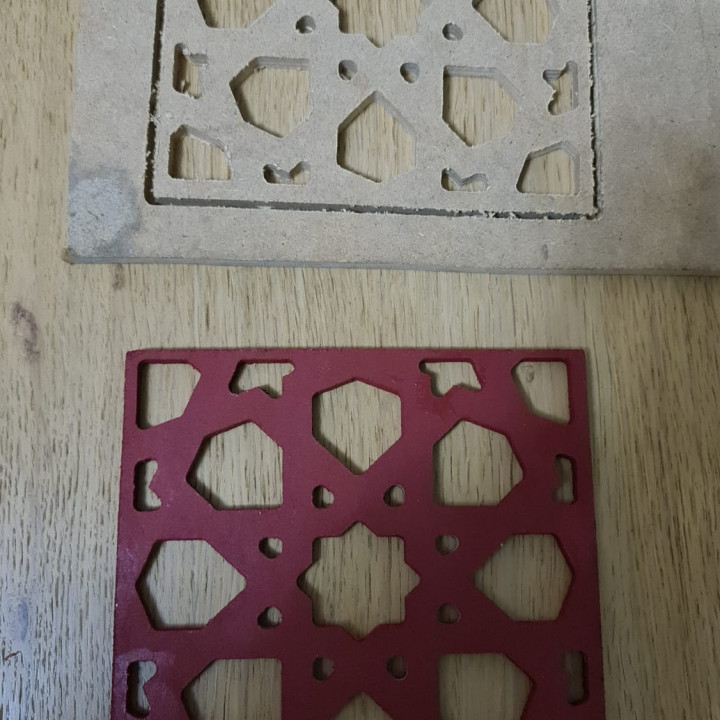 3D Printable Islamic Ornament Pattern by Pulsarani DIY