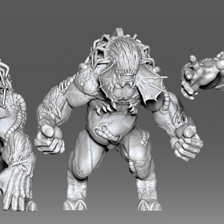 3D Printable Chaotic Monstrosities by Atlan Forge