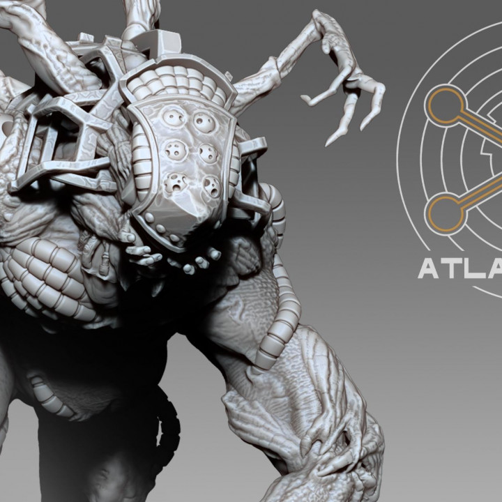 3D Printable Chaotic Monstrosities by Atlan Forge