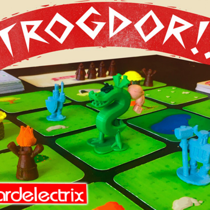 3D Printable Trogdor!! The Board Game PnP by Trog Dor