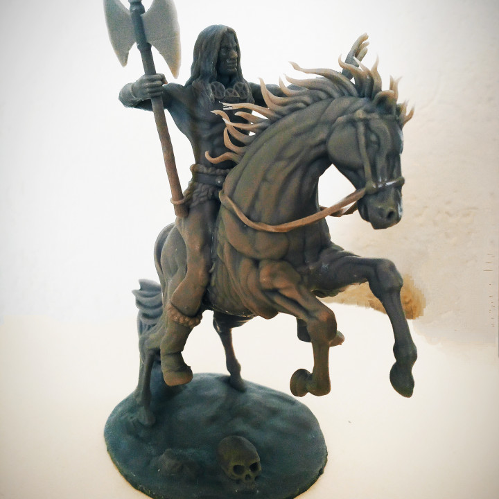 3D Printable Conan the barbarian - Action rider by Rudolf Arendt