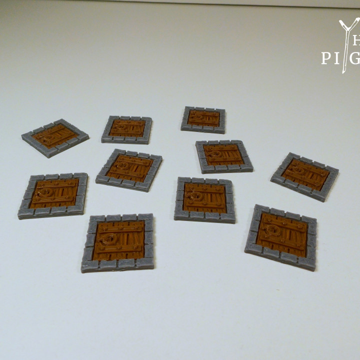 3D Printable trapdoor by Jason Beckers