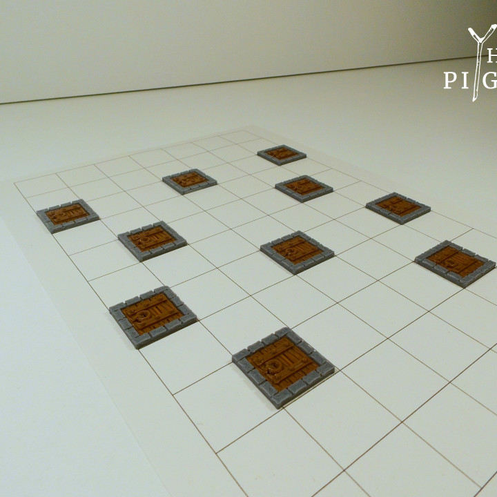 3D Printable trapdoor by Jason Beckers