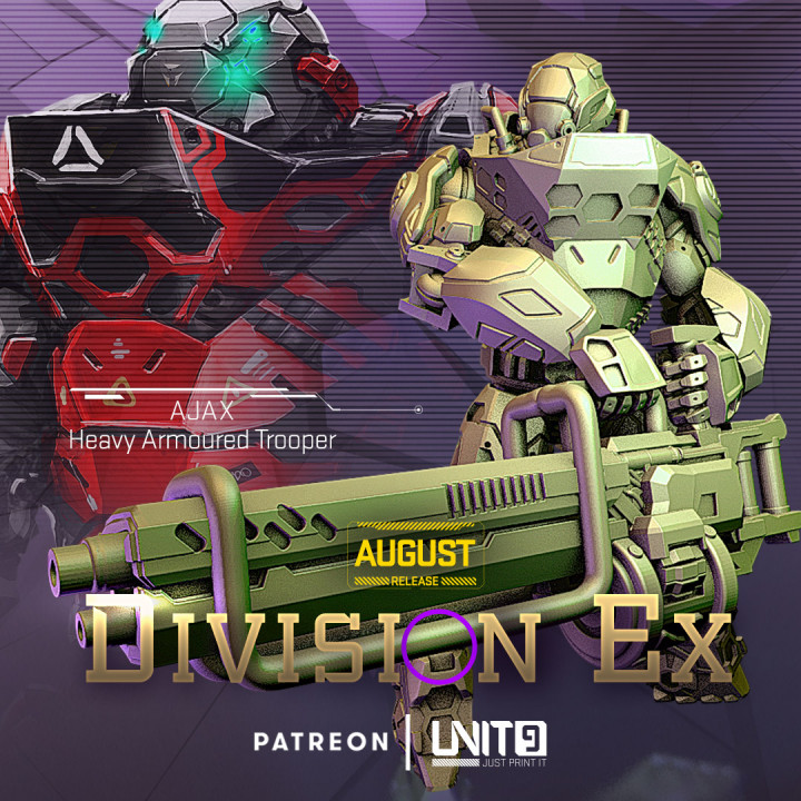 3D Printable Cyberpunk models BUNDLE - Division Ex (August release) by ...