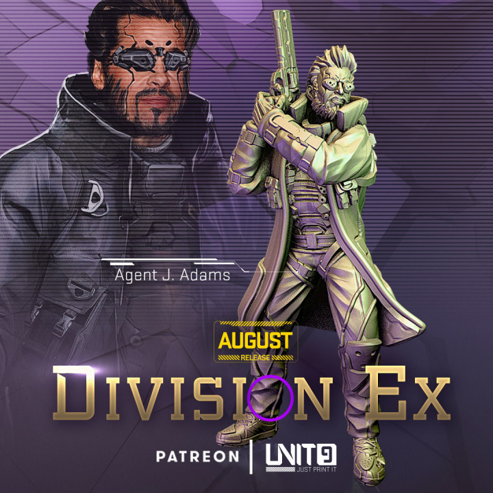 3D Printable Cyberpunk models BUNDLE - Division Ex (August release) by ...