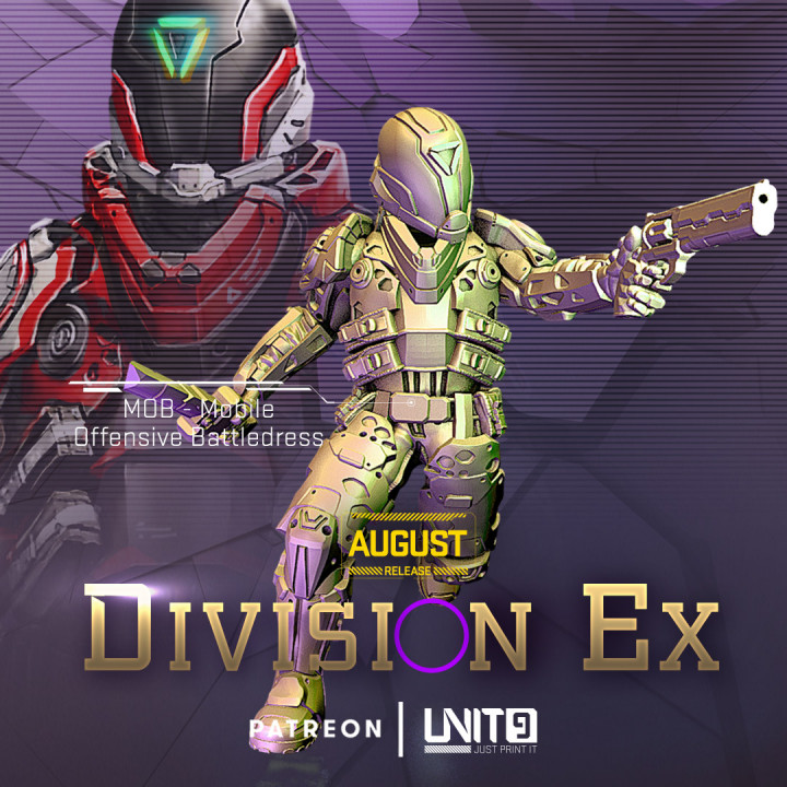 3D Printable Cyberpunk models BUNDLE - Division Ex (August release) by ...