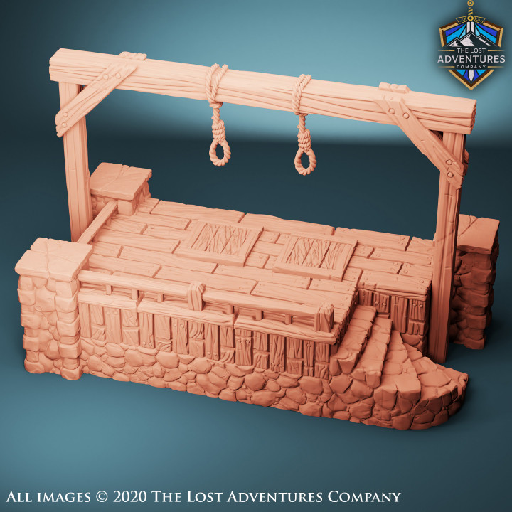 3D Printable Gallows by The Lost Adventures Co.