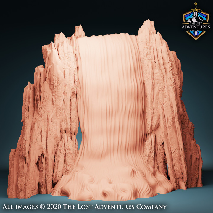 3D Printable Waterfall by The Lost Adventures Co.
