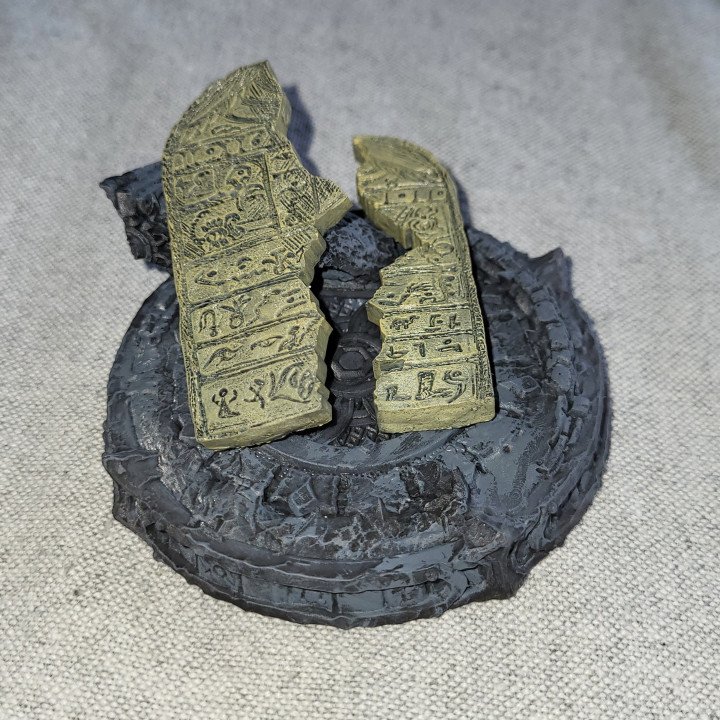 3D Print of Tablet of Transformation Prop by BoomStammen