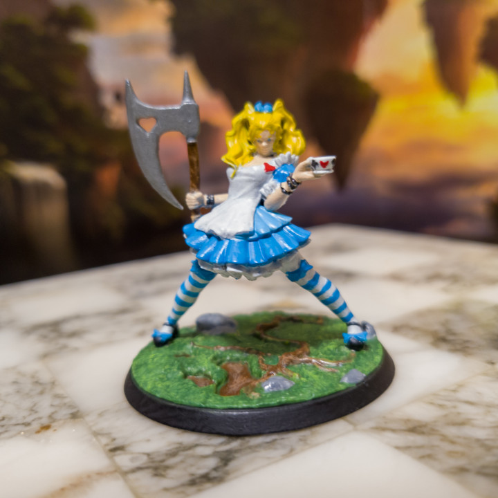3D Print of Bad Bad Alice in Wonderland by ethankidder