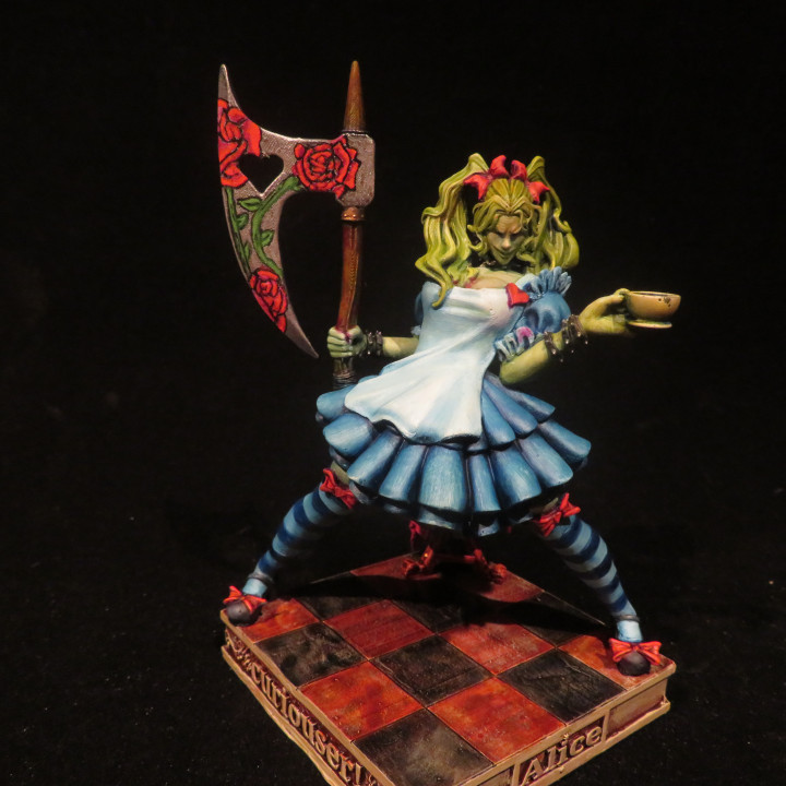 3D Print of Bad Bad Alice in Wonderland by sparowl