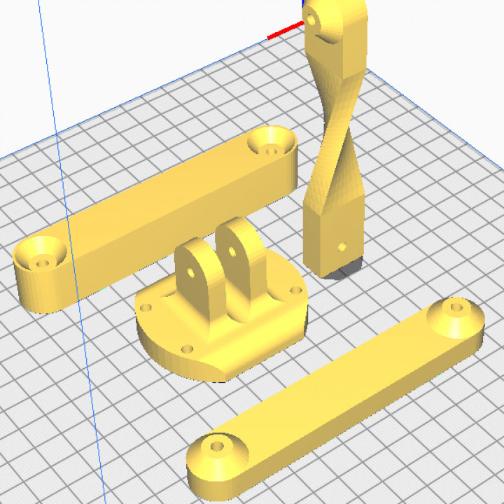 3D Printable Flexible Arm (multi purpose) by Robusta Automações
