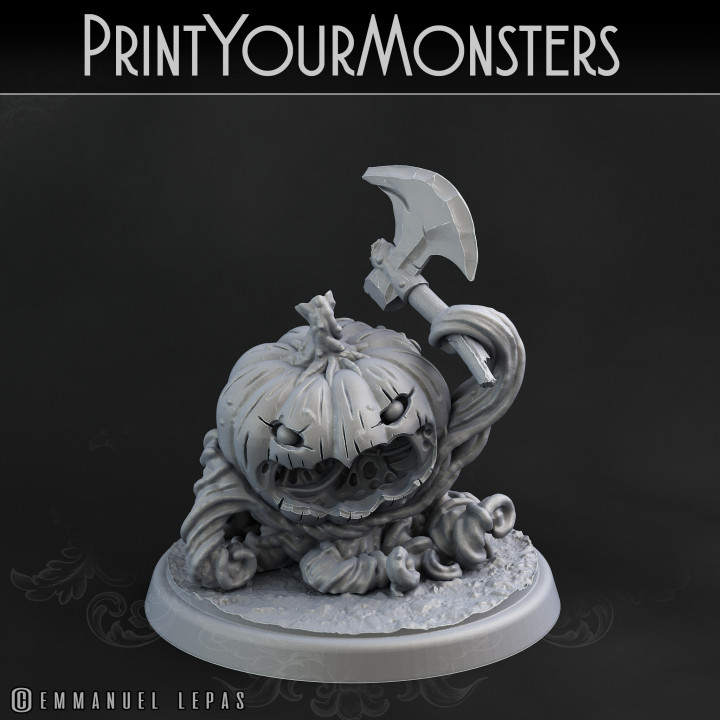 3D Printable 6 PUMPKINS by PrintYourMonsters