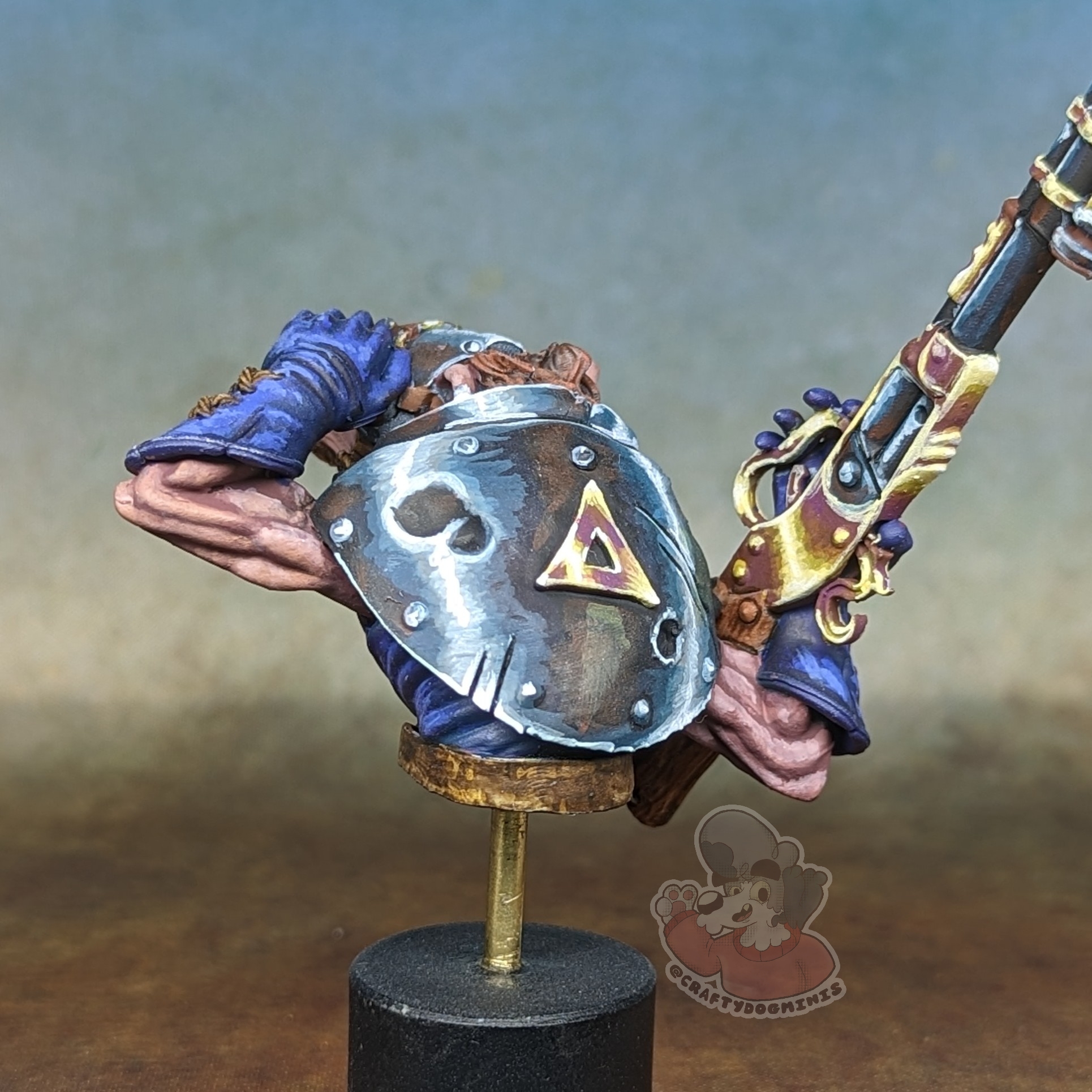 3D Printable Jezzail bust by Crosslances