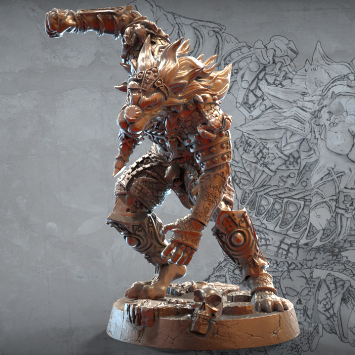 3D Printable Tomb Guardian ("Anhur" edition) by Vórtice