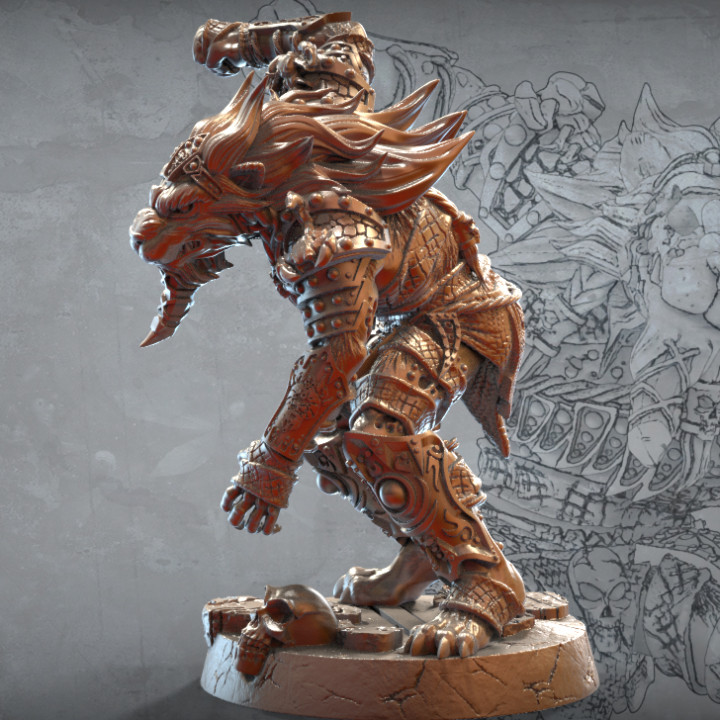 3D Printable Tomb Guardian ("Anhur" edition) by Vórtice