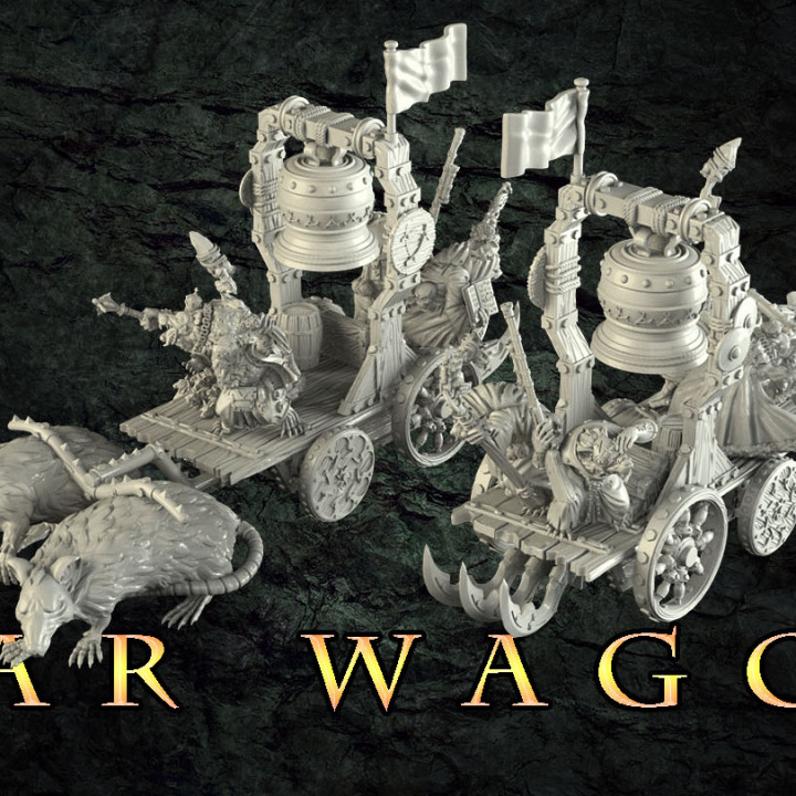 3D Printable Rat War Wagon by Crosslances