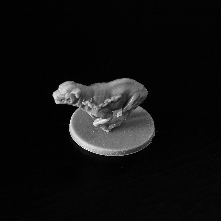 3D Printable Zombie Dog 3 by Vaultz Miniatures