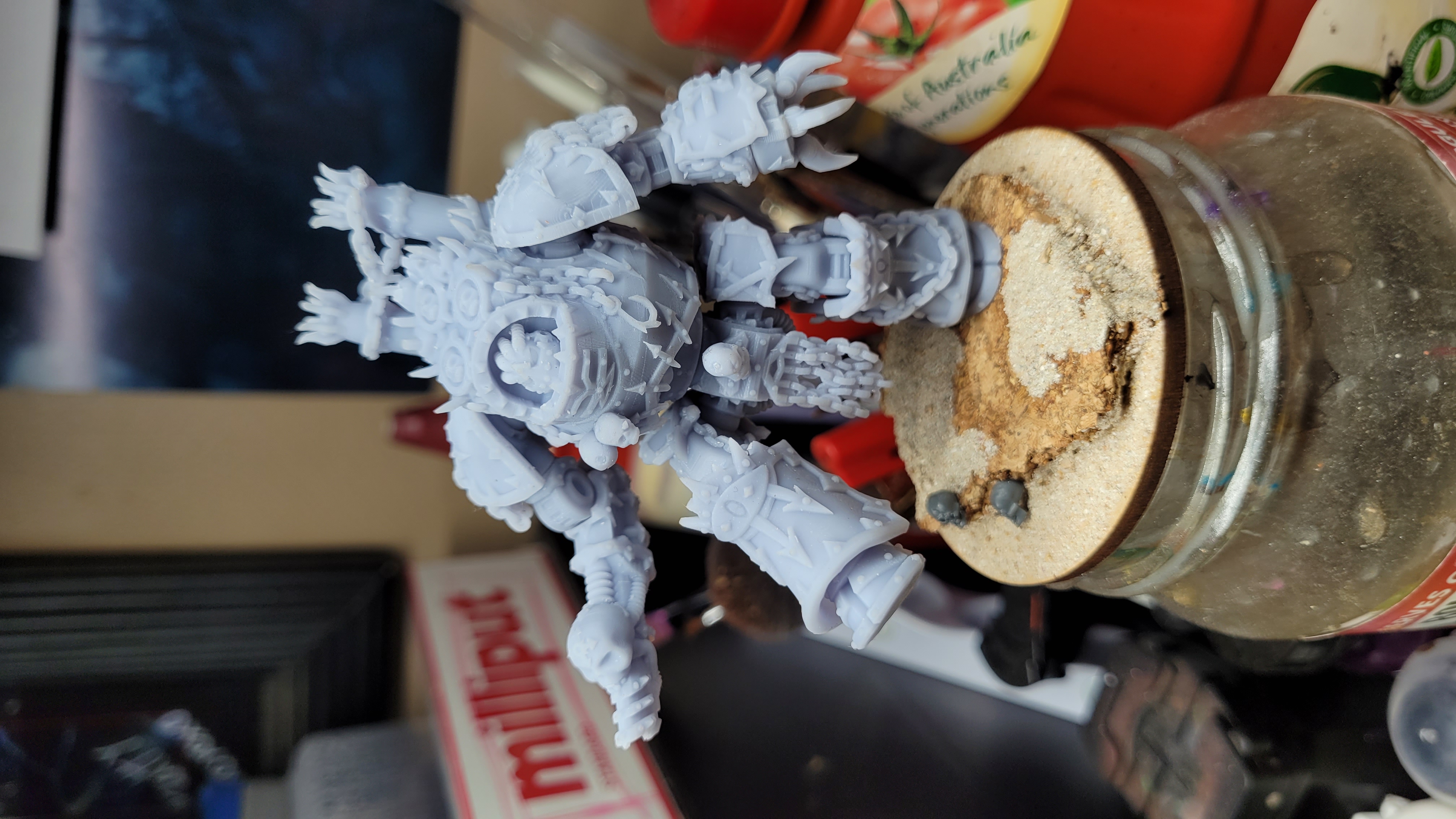 3D Printable CHAOS WAR MACHINE by MCGuild