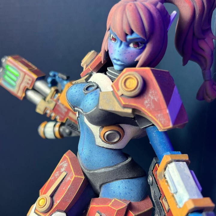 3D Print of Shadowsun greater good figurine by cliftonhughes