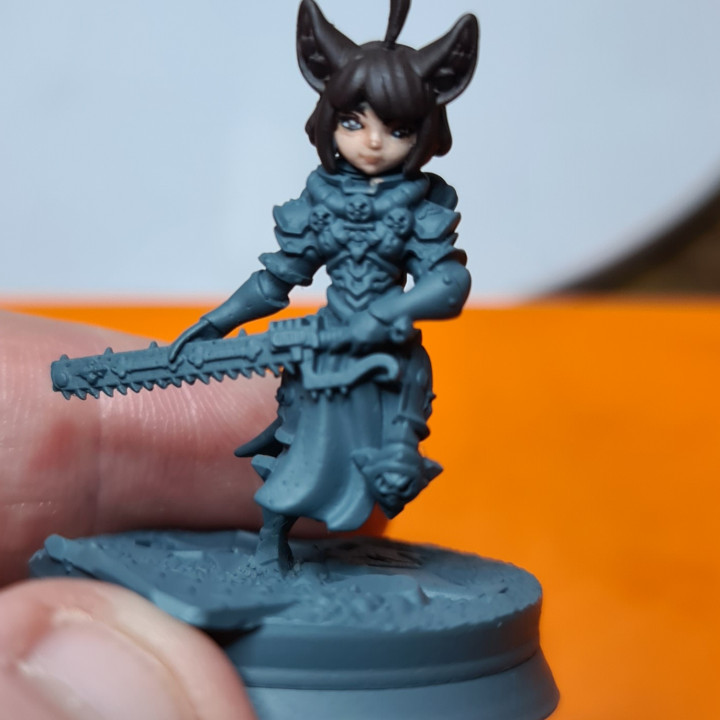3D Print of Anime chibi space nuns megaset by MeowMeowKitty