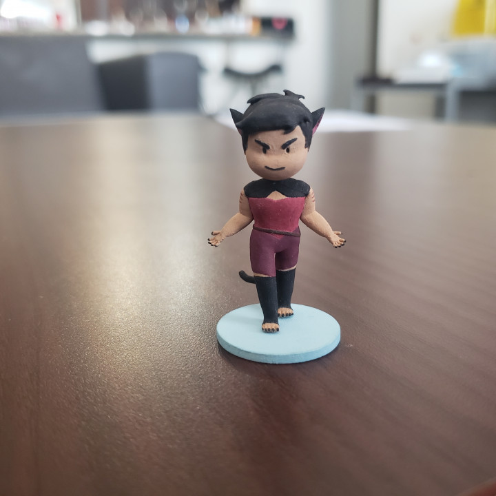 3D Printable Tiny Catra Miniature from She-Ra and the Princesses of ...