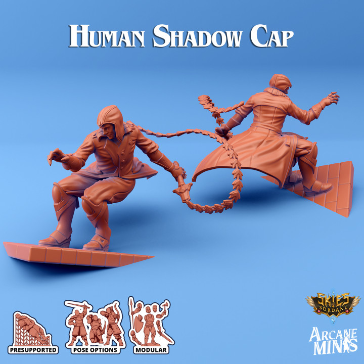 3D Printable Human Shadow Cap by Sordane Publishing