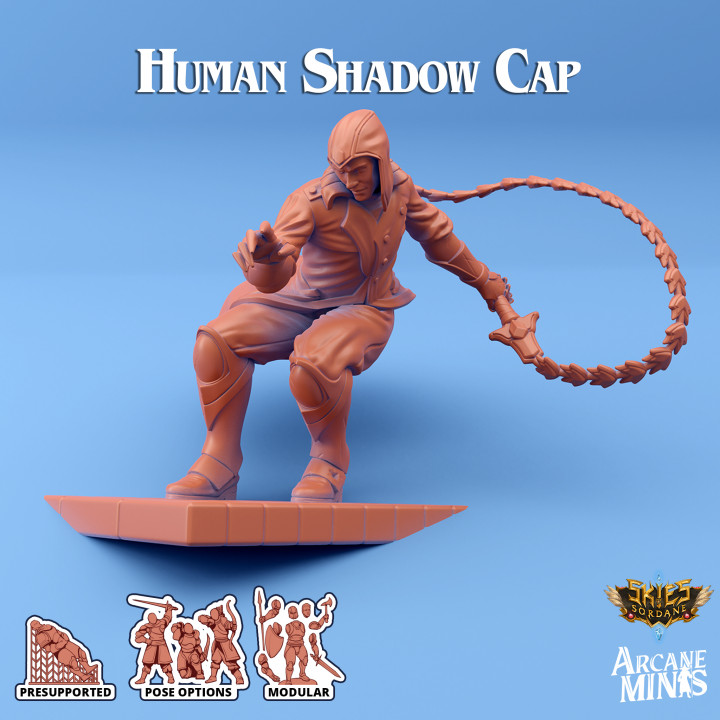 3D Printable Human Shadow Cap by Sordane Publishing