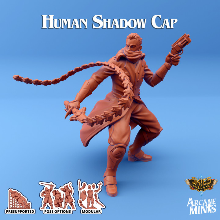 3D Printable Human Shadow Cap by Sordane Publishing